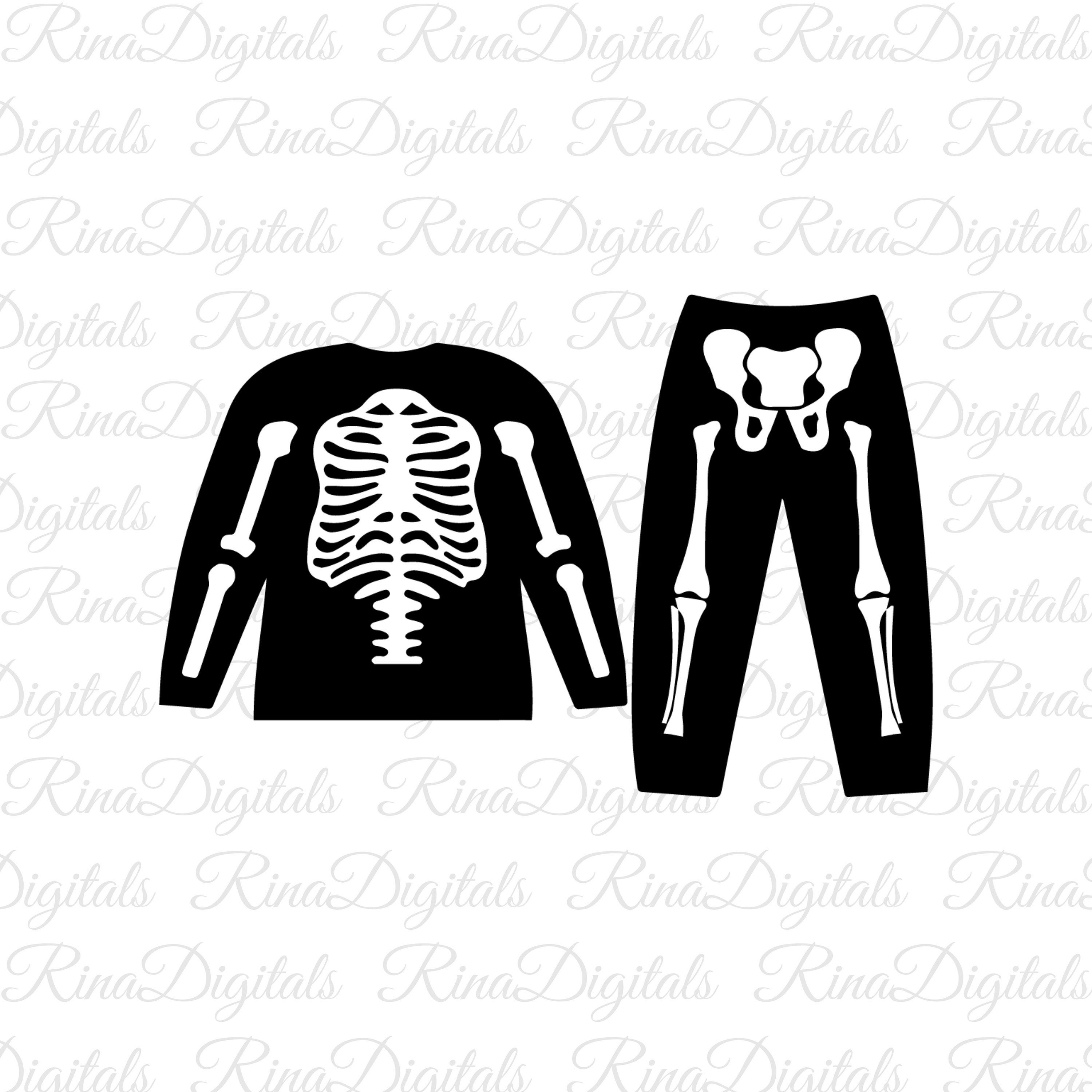 Skeleton SVG, Halloween Svg, Skeleton Bones, Skeleton Bundle, Rib Cage ...