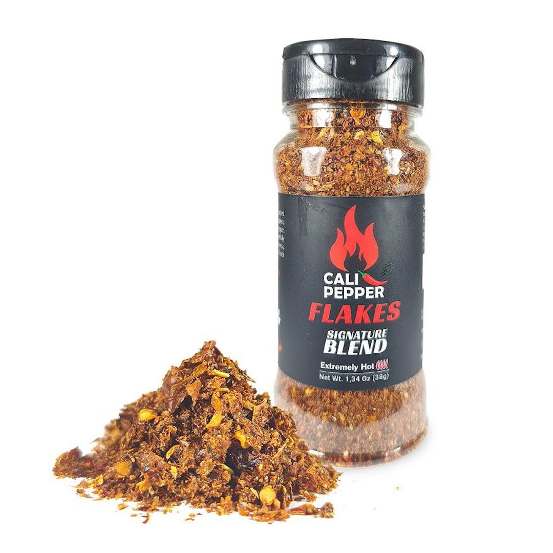 Cali Pepper Flakes Signature Blend | Extreme Hot Flakes | Carolina ...