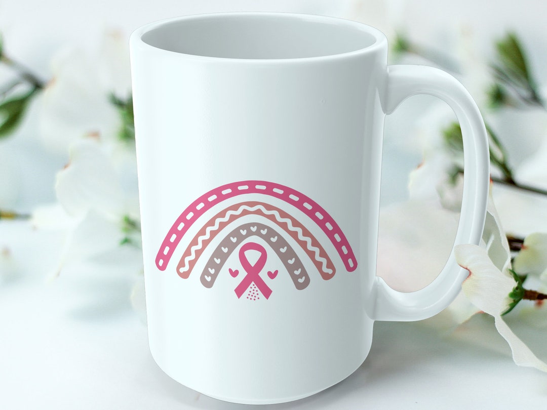 15 Oz. Breast Cancer Awareness Coffee Mug Coffee Cup Gift - Etsy