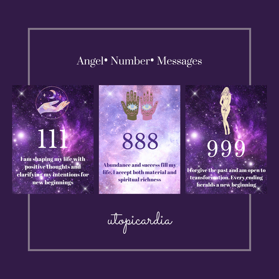 Angel Number Messages Angel Number Cards Angel Number Affirmations ...