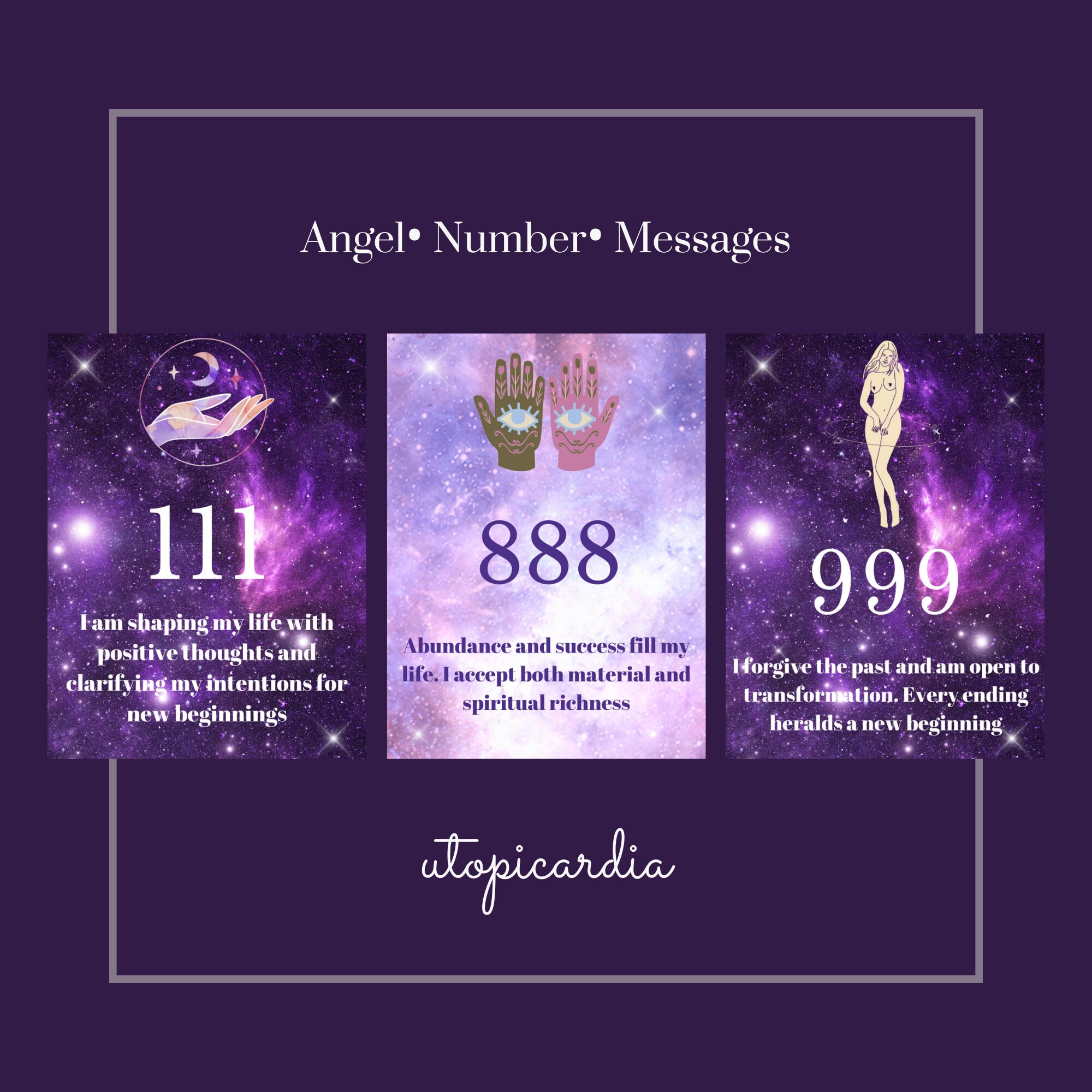 Angel Number Messages Angel Number Cards Angel Number Affirmations ...