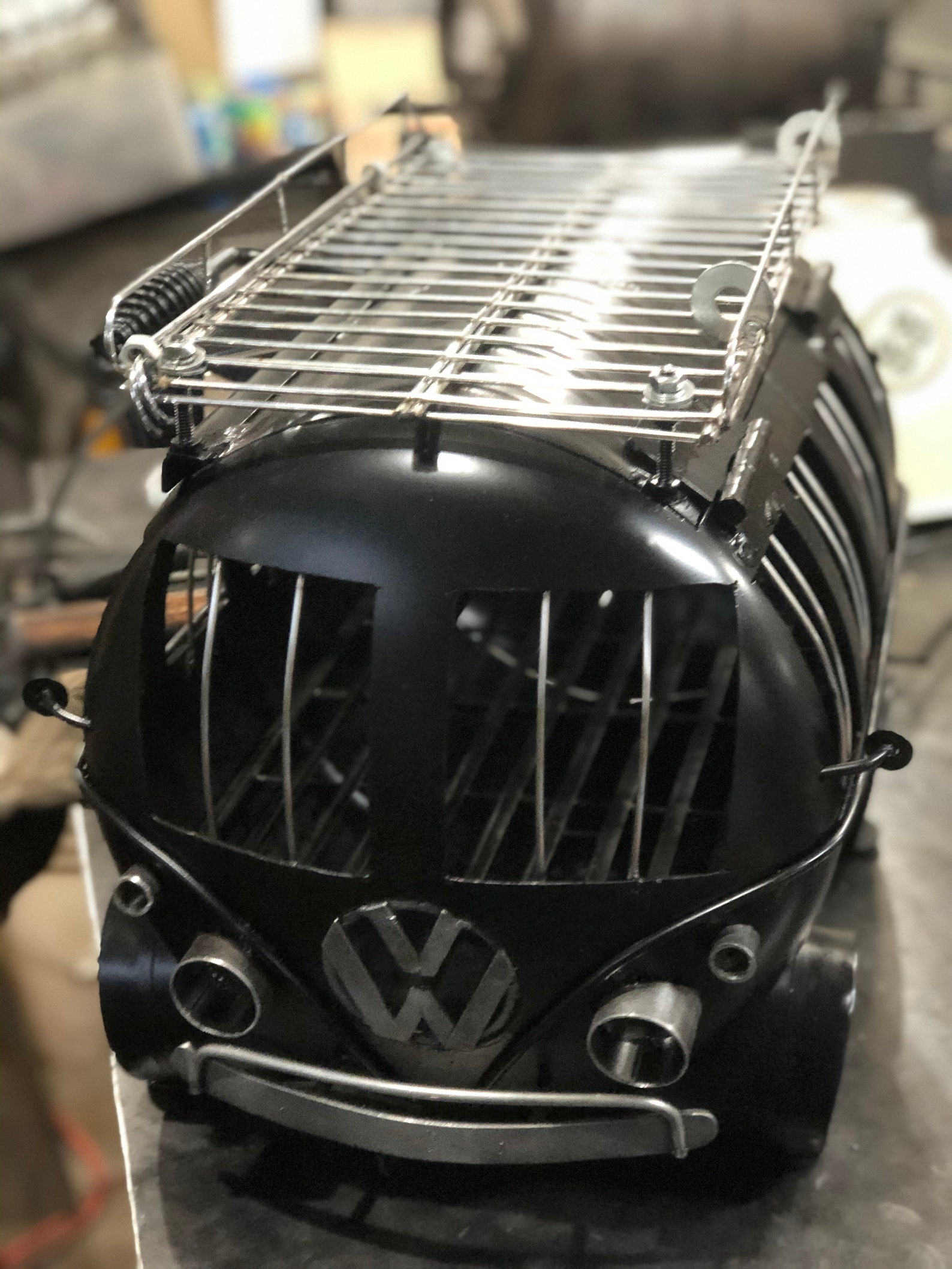 VW Bus Fire Pit/charcoal BBQ Combo. - Etsy