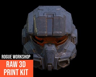 Halo Infinite Master Chief Helmet 3D File Kit - Etsy