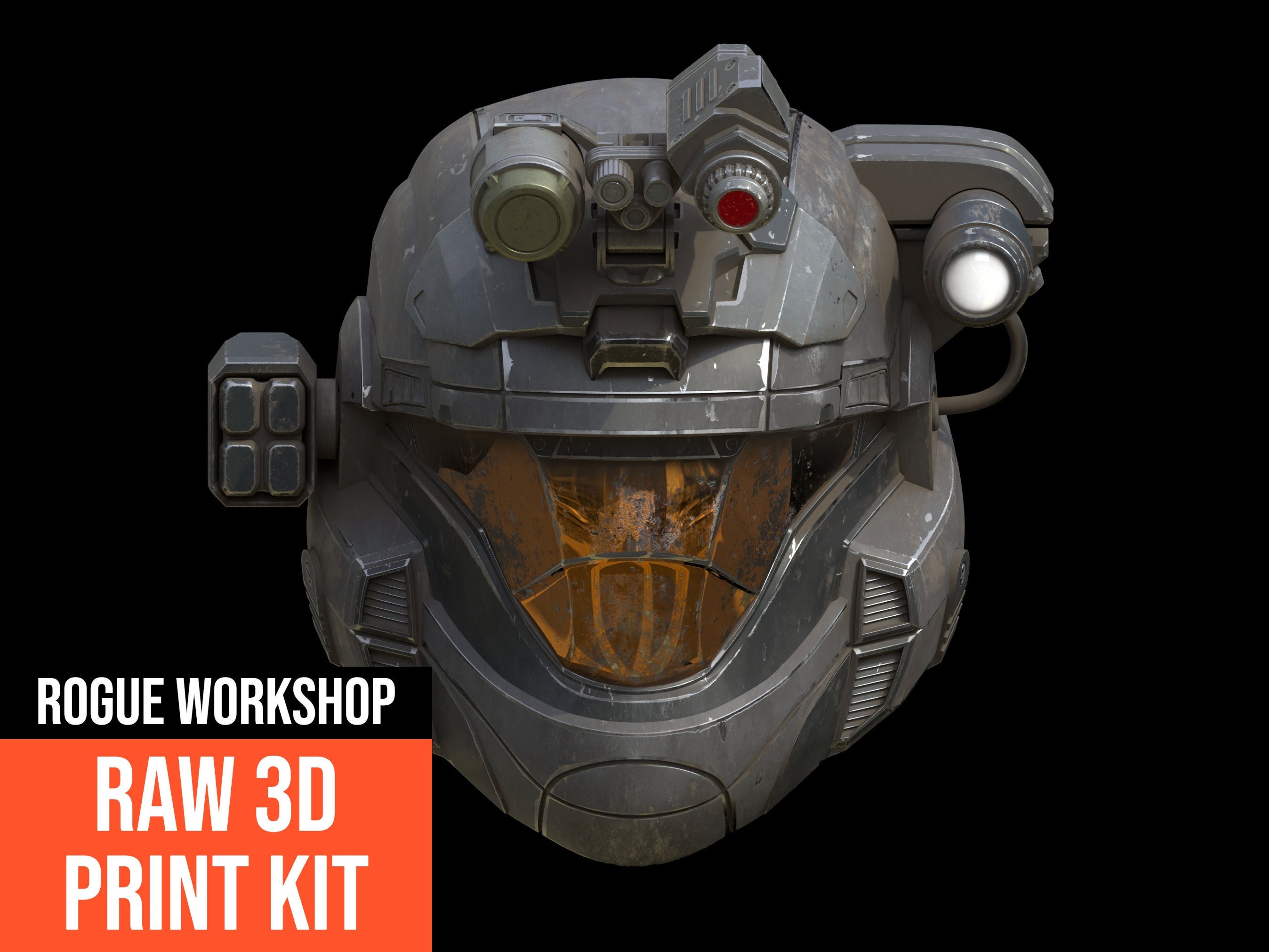 ODST Helmet 3D Kit - Etsy