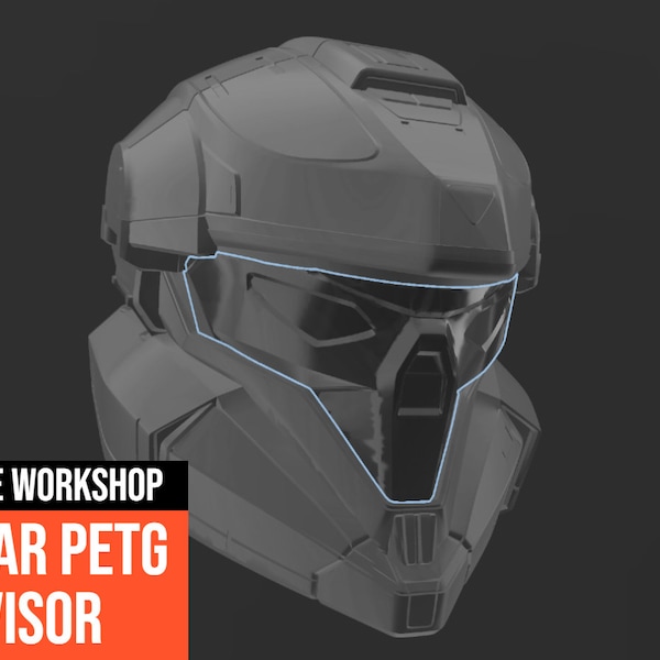 Master Chief Visor - Etsy