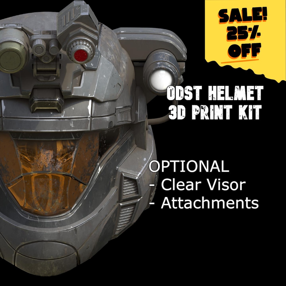 ODST Helmet 3D Kit - Etsy