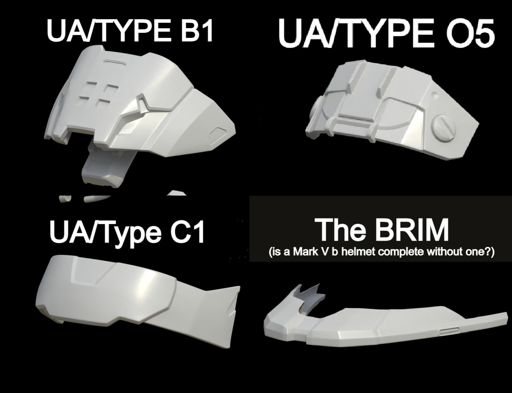 Mark V B Helmet 3D Kit - Etsy