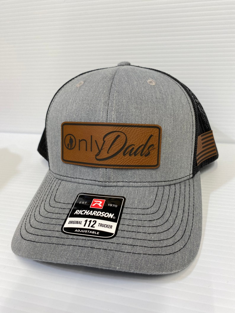 Only Dads Patch Snapback Hat, Father's Day Snapback Trucker Style Hat ...