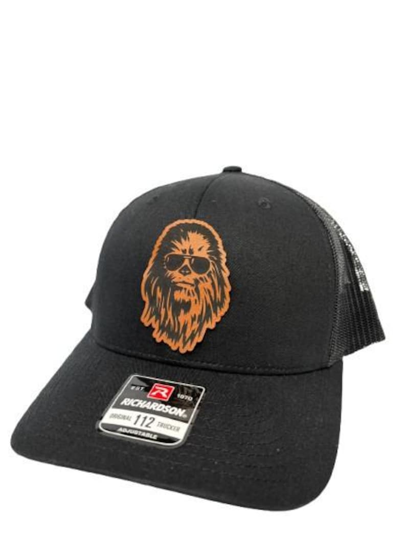 Star Wars Chewie Hat: Leather Patch Richardson 112 Snapback - Etsy