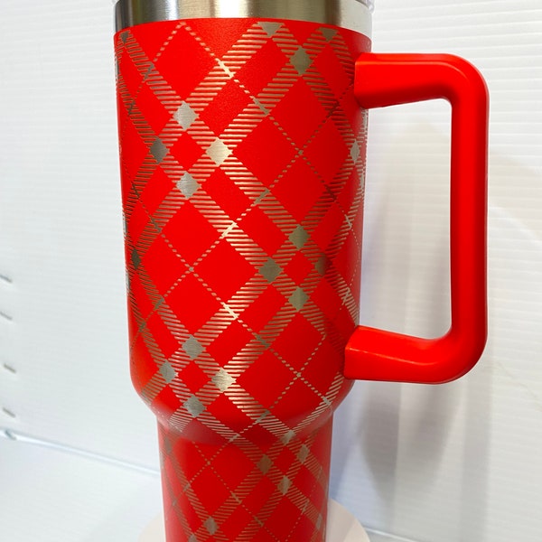 Buffalo Plaid Cups - Etsy