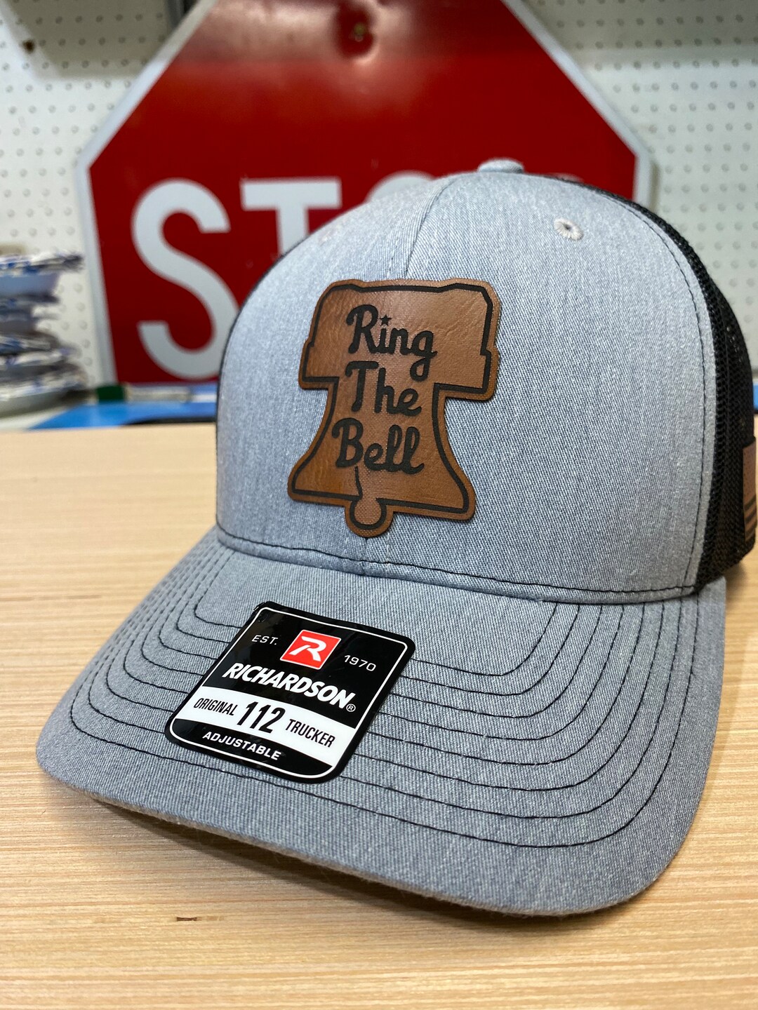 Phillies Ring the Bell Trucker Leather Patch Hat - Etsy