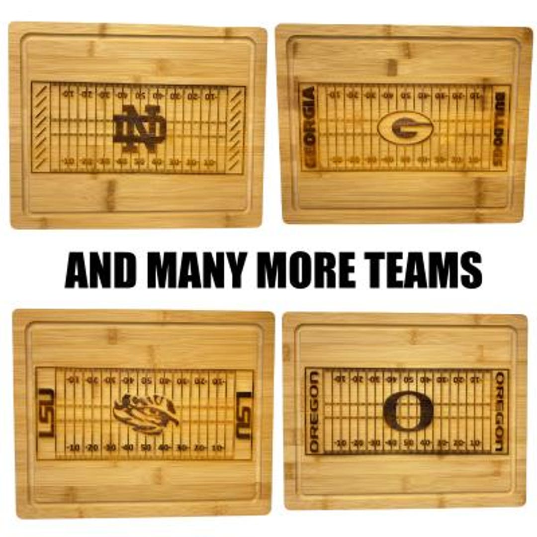 Handmade Custom College Football Team Cutting Board | Charcuterie Board ...