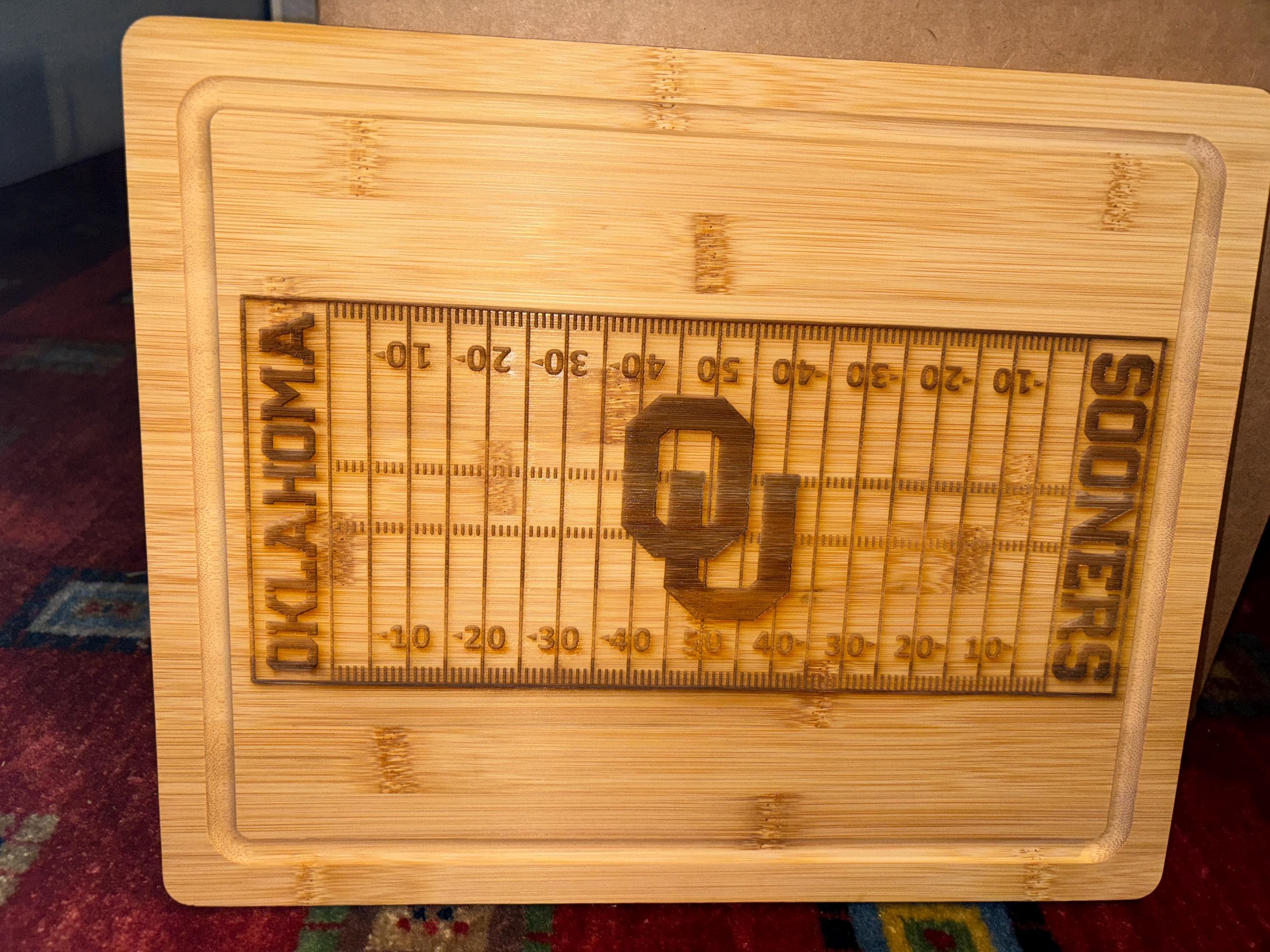 Handmade Custom College Football Team Cutting Board | Charcuterie Board ...