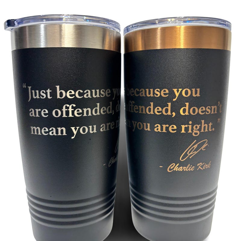 Charlie Kirk Coffee Mug - Etsy