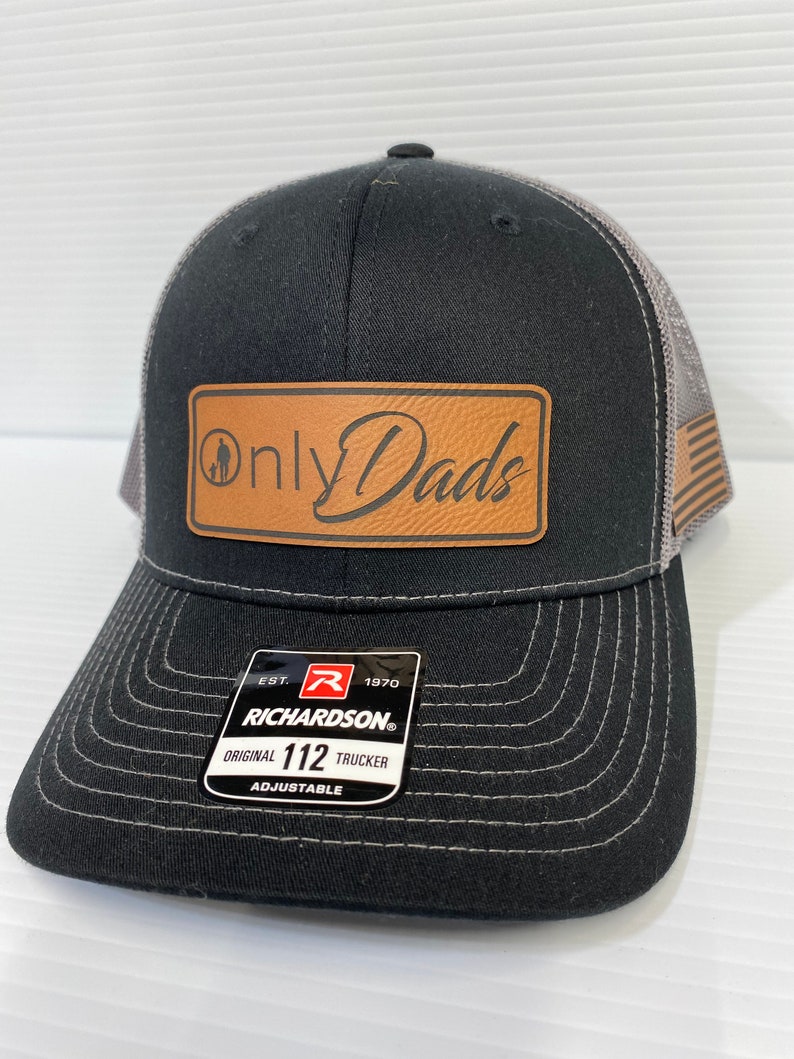 Only Dads Patch Snapback Hat, Father's Day Snapback Trucker Style Hat ...