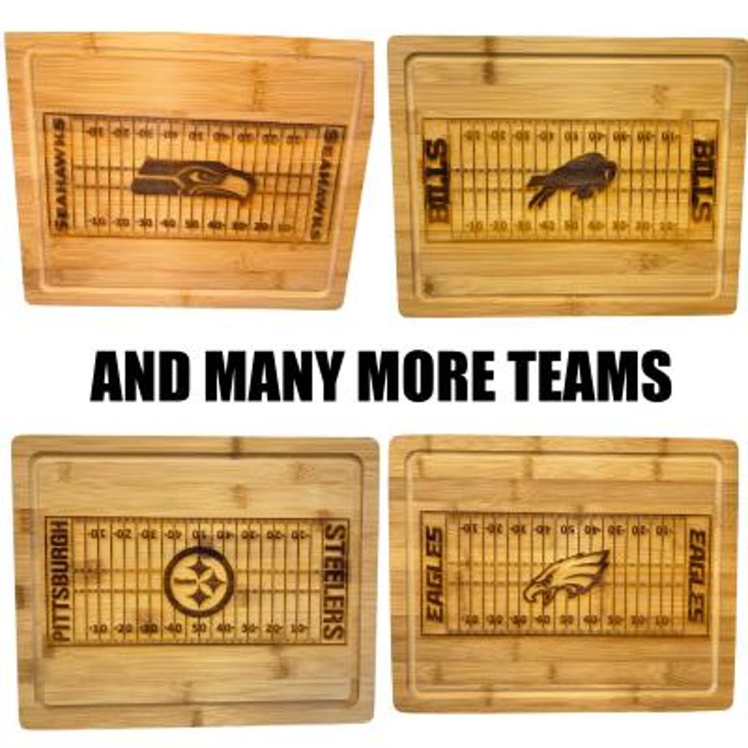 Handmade Custom Football Team Cutting Board | Charcuterie Board ...