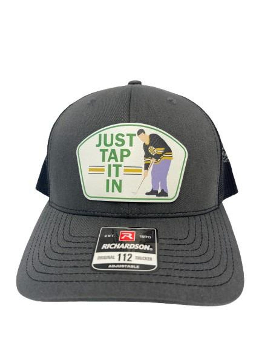 Funny Happy Gilmore Golf Hat, Golf Hat, Funny Golf Cap, Leather Patch ...