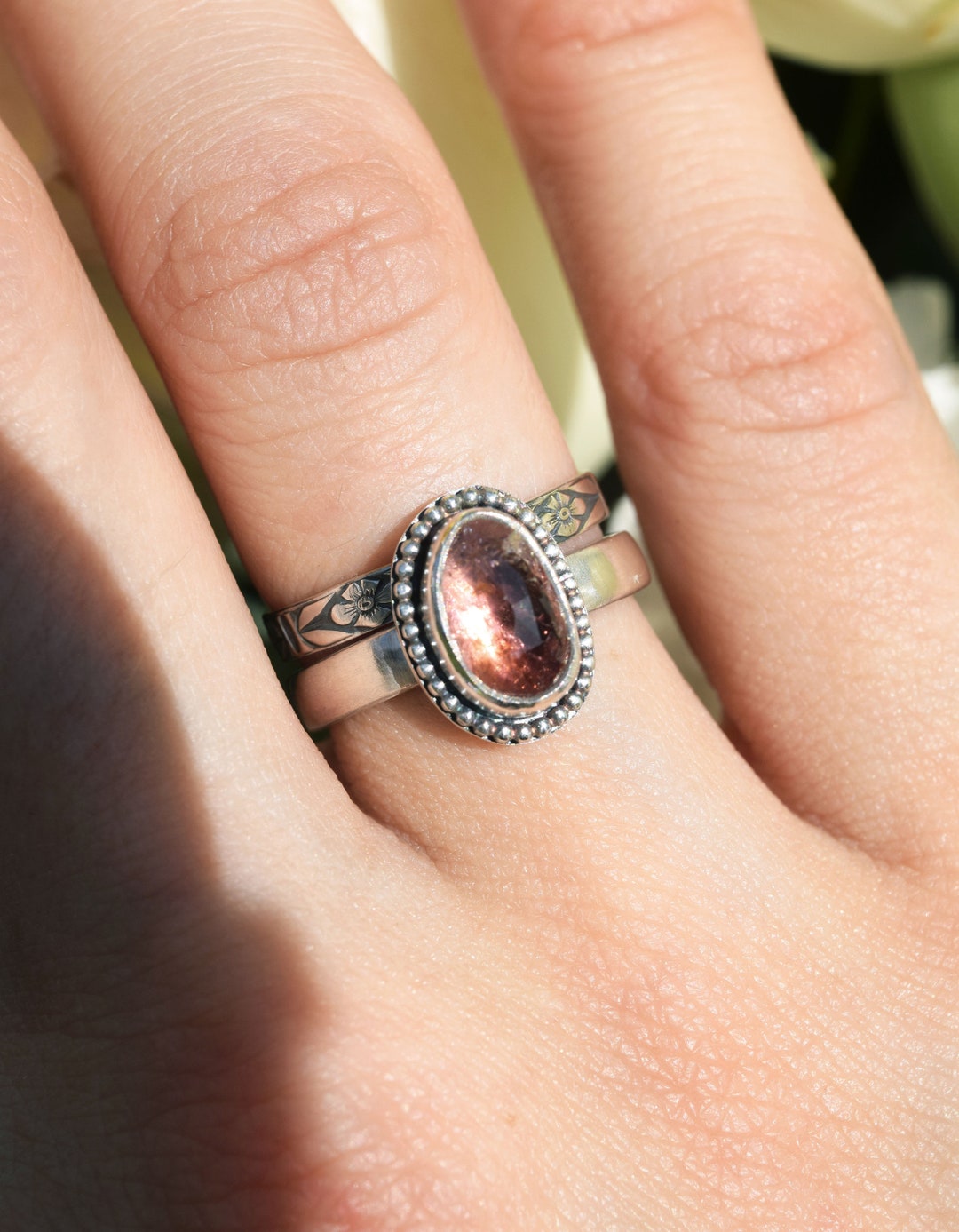 The Dottie Cremation Ash Ring - Choose ANY Stone! - 925 Sterling Silver ...