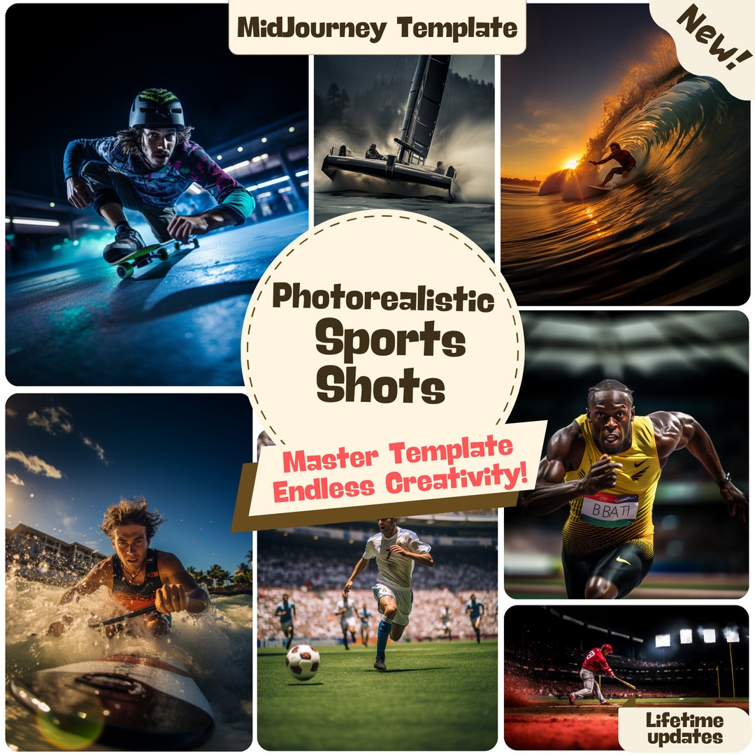 Midjourney Photorealistic Sports Shots Prompts, Athlete-focused Imagery ...