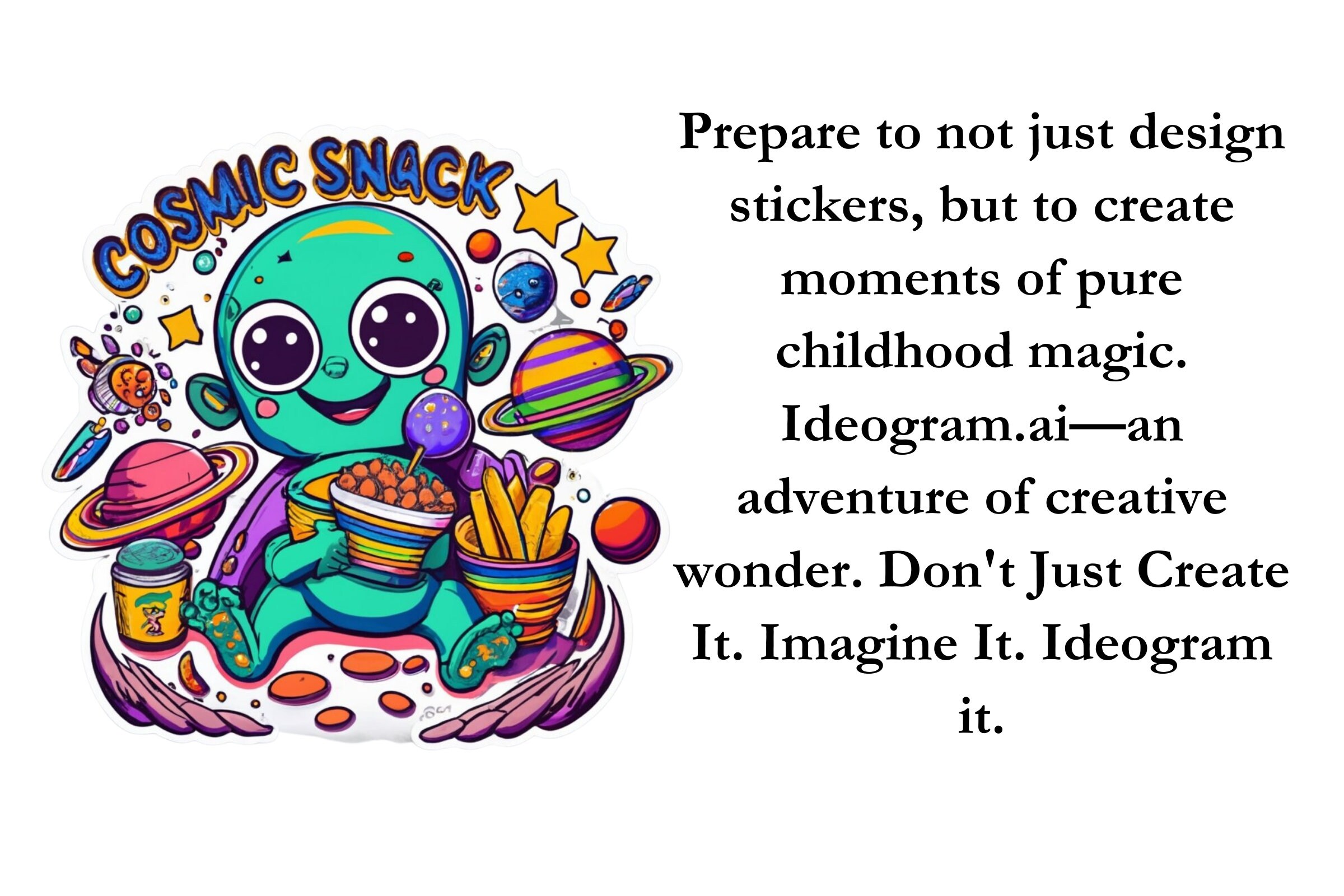 Midjourney Prompts.... or Ideogram Kids' Sticker Prompts With Quotes AI ...