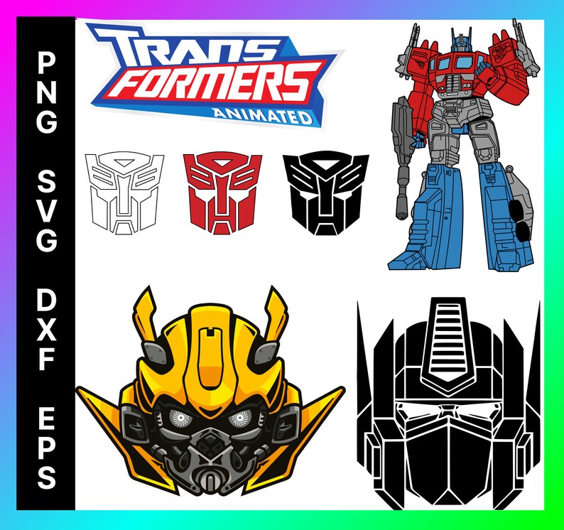 Transformers Svg Digital File Optimus Prime,bumblebee Download Only ...
