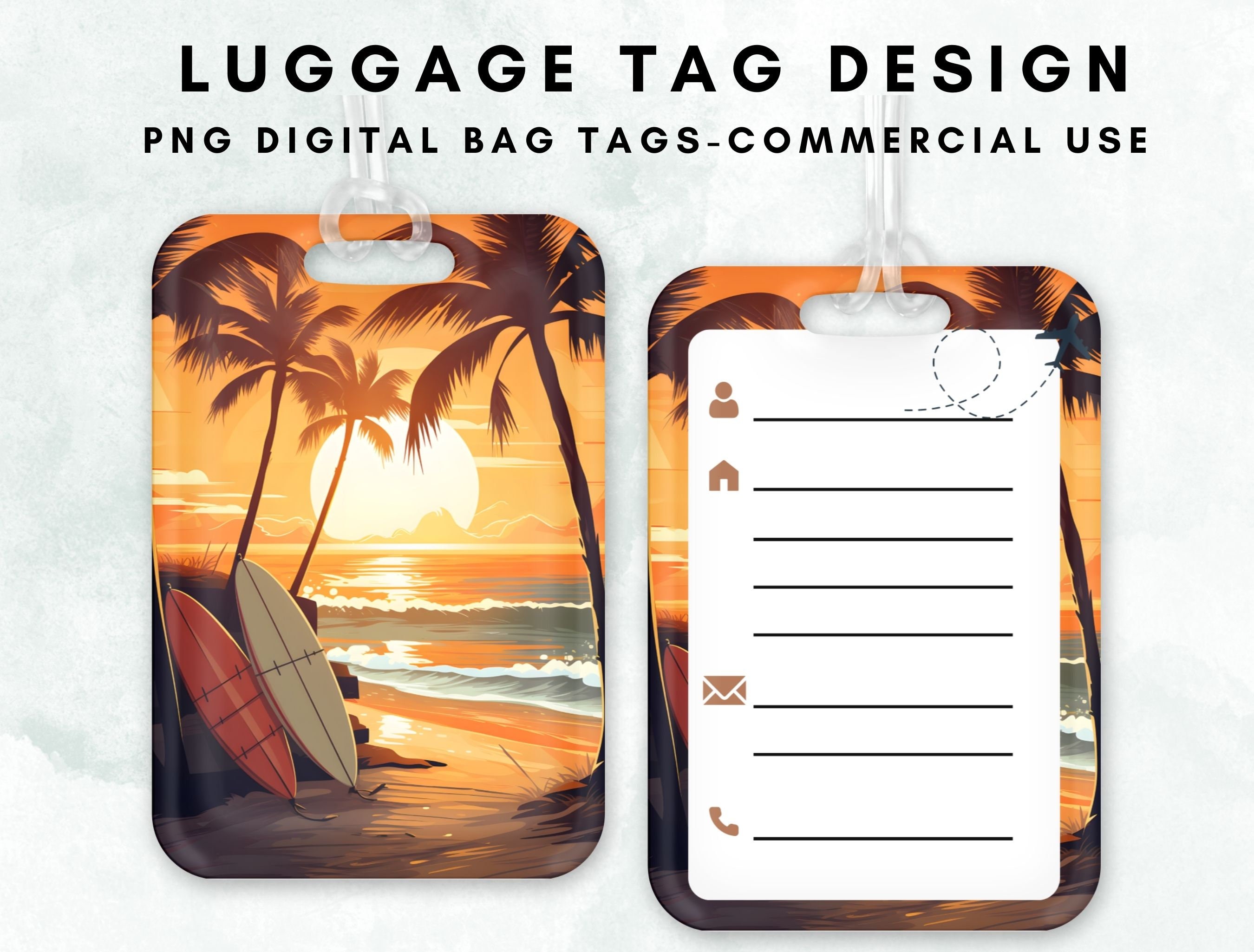 Luggage Tag Png
