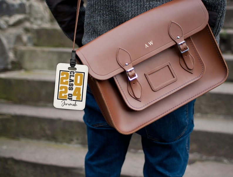 Personalized Graduation Bag Tags, Custom Class of 2024 Happy Graduation ...