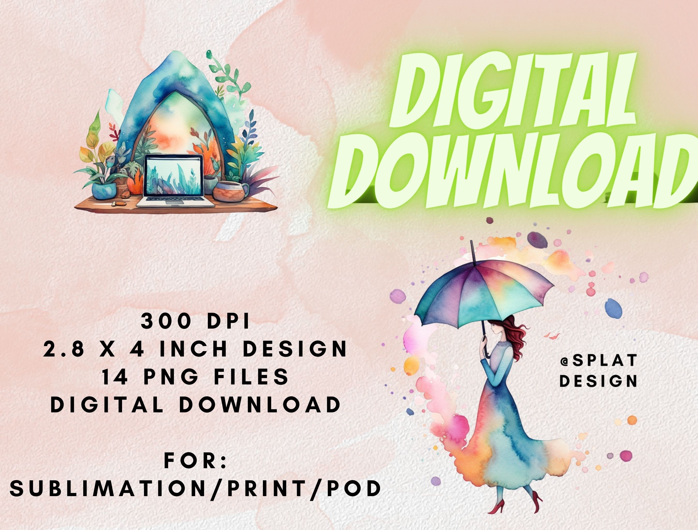 Summer Beach Luggage Tag Clipart Bag Tag Sublimation Design Bundle of 7 ...