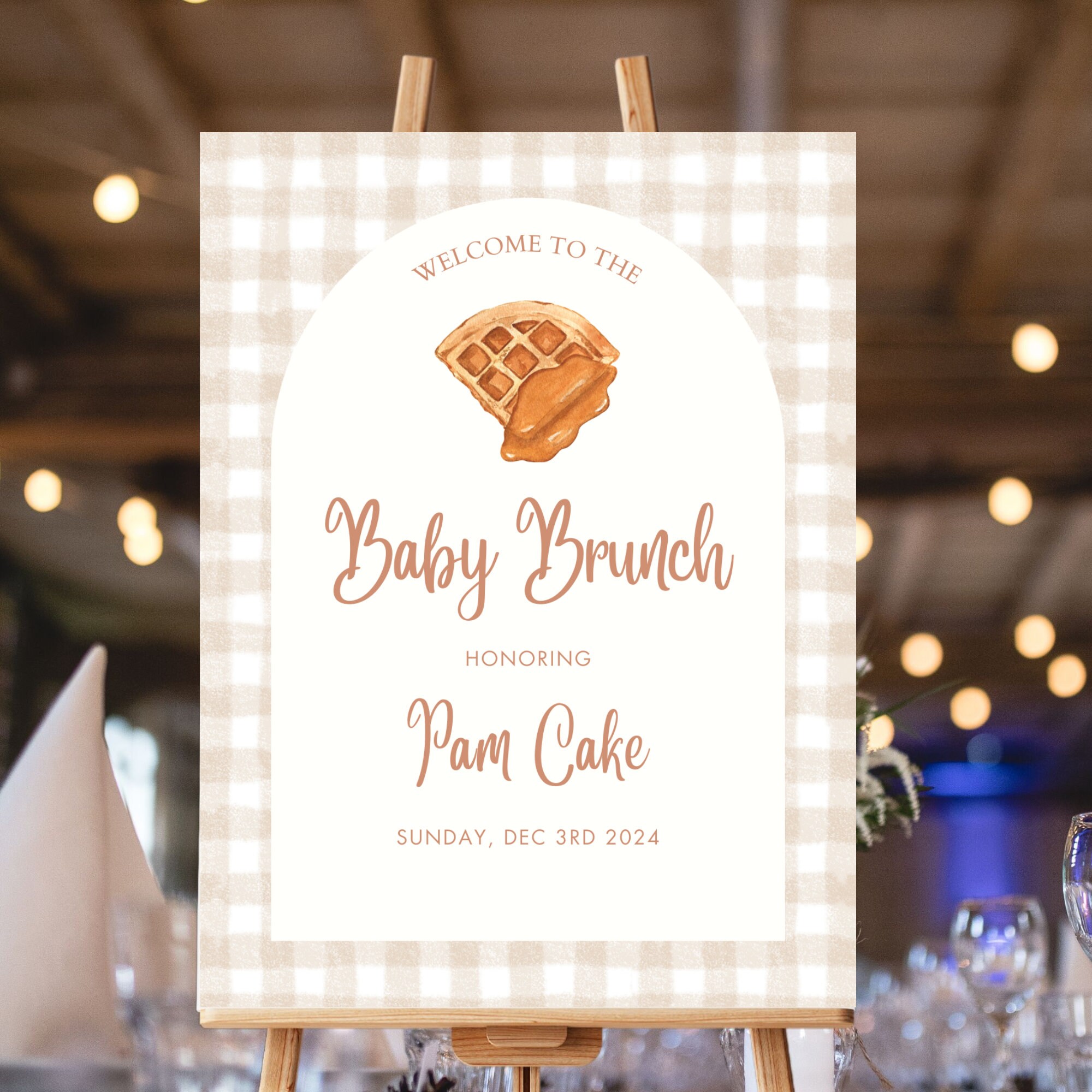 Baby Brunch Shower Welcome Sign - Etsy