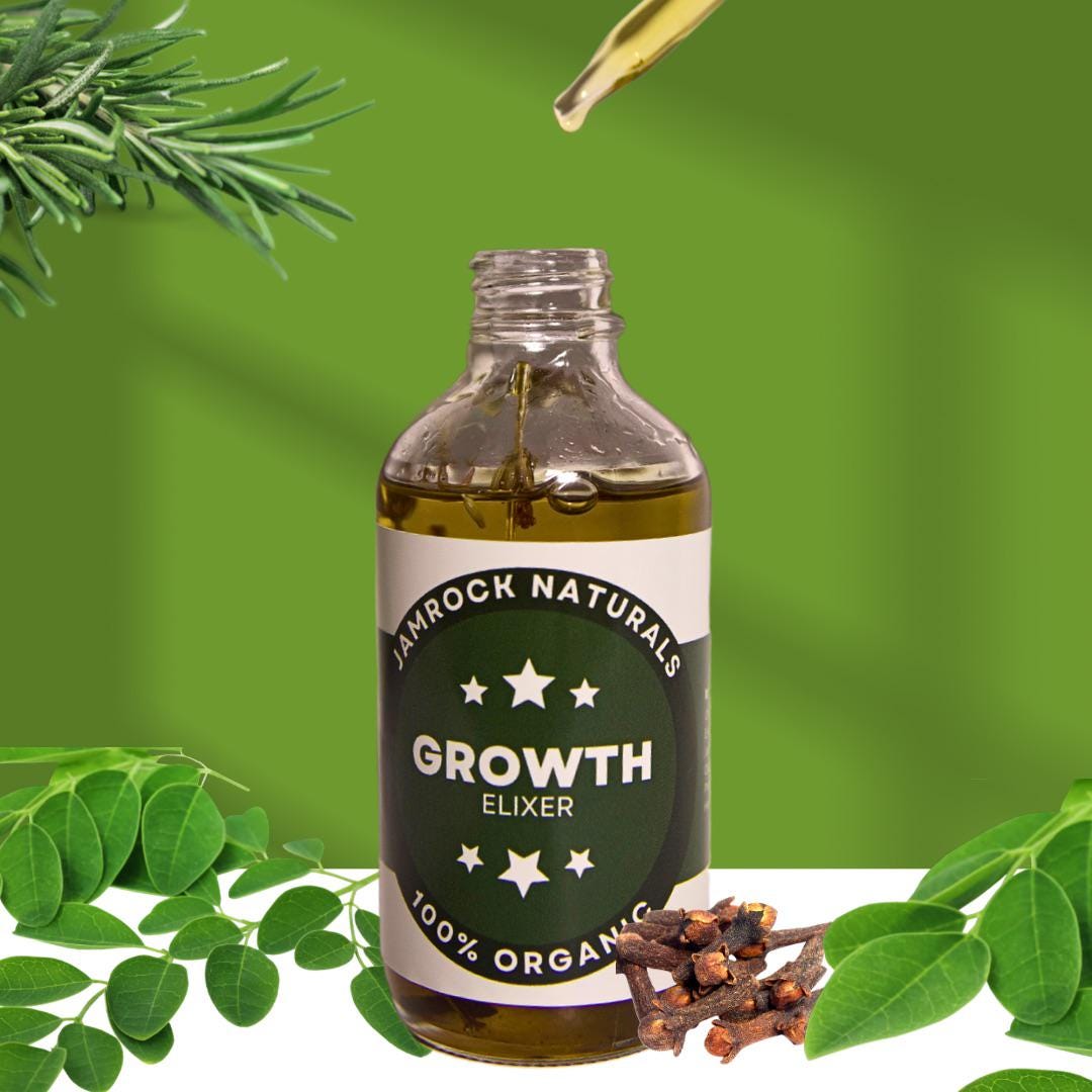 Herbal Hair Growth Elixir | Nourish, Strengthen & Revitalize | 4 Oz ...