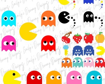Pac Man Ghost Inky - Etsy