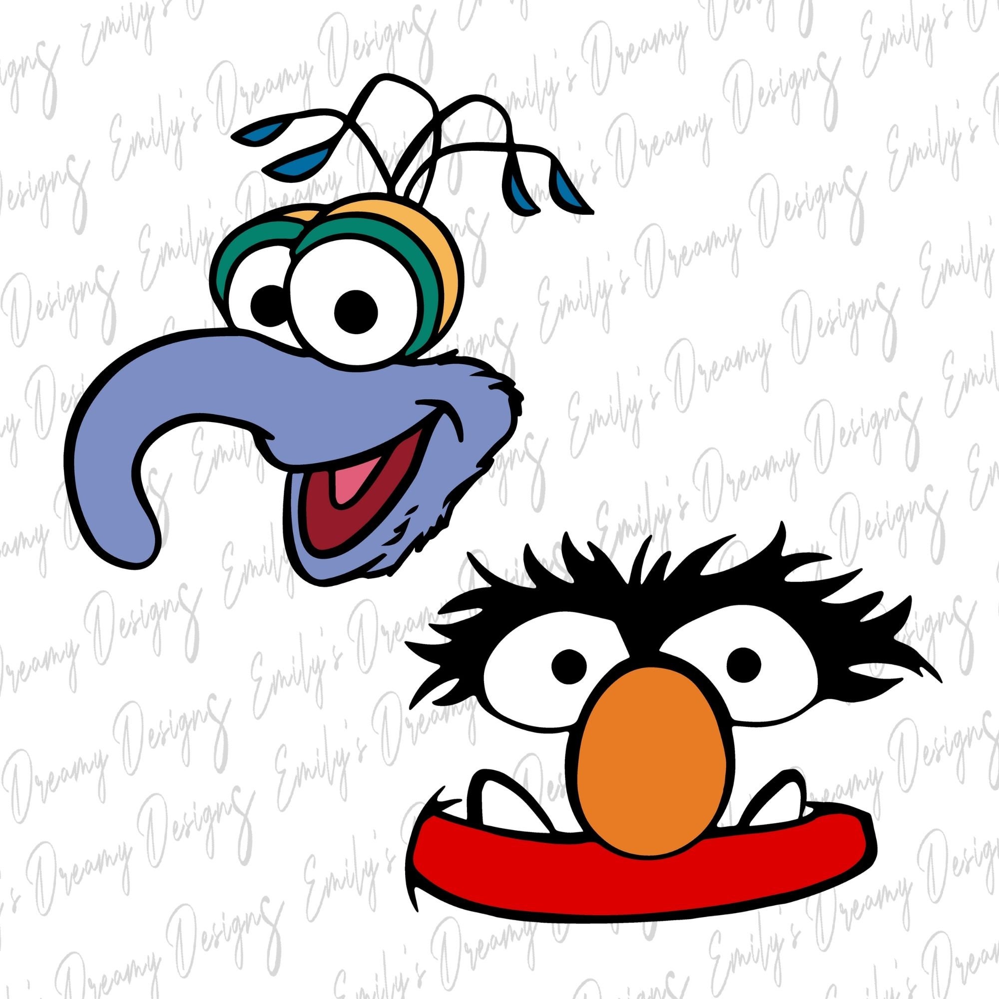 Muppet Faces SVG PNG Bundle Muppet Svg Png Muppet Friends Svg - Etsy ...