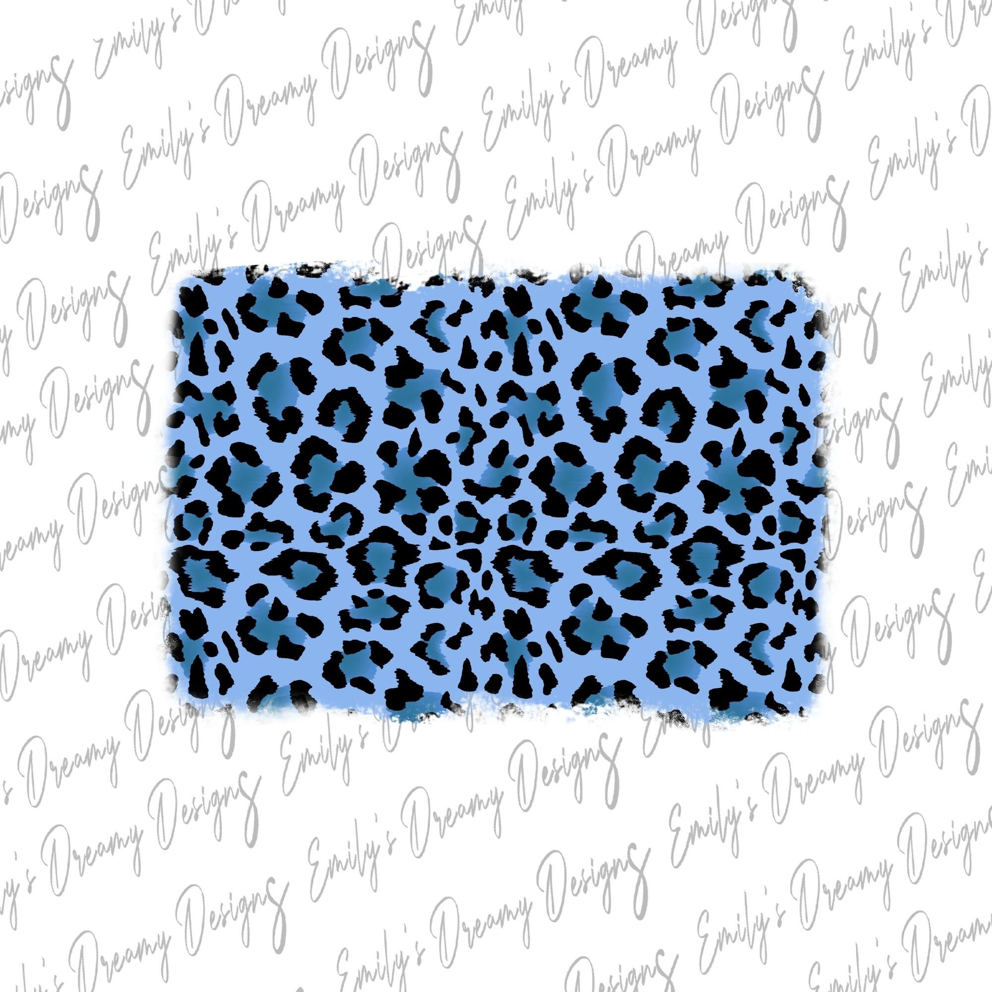 Blue Leopard Pattern