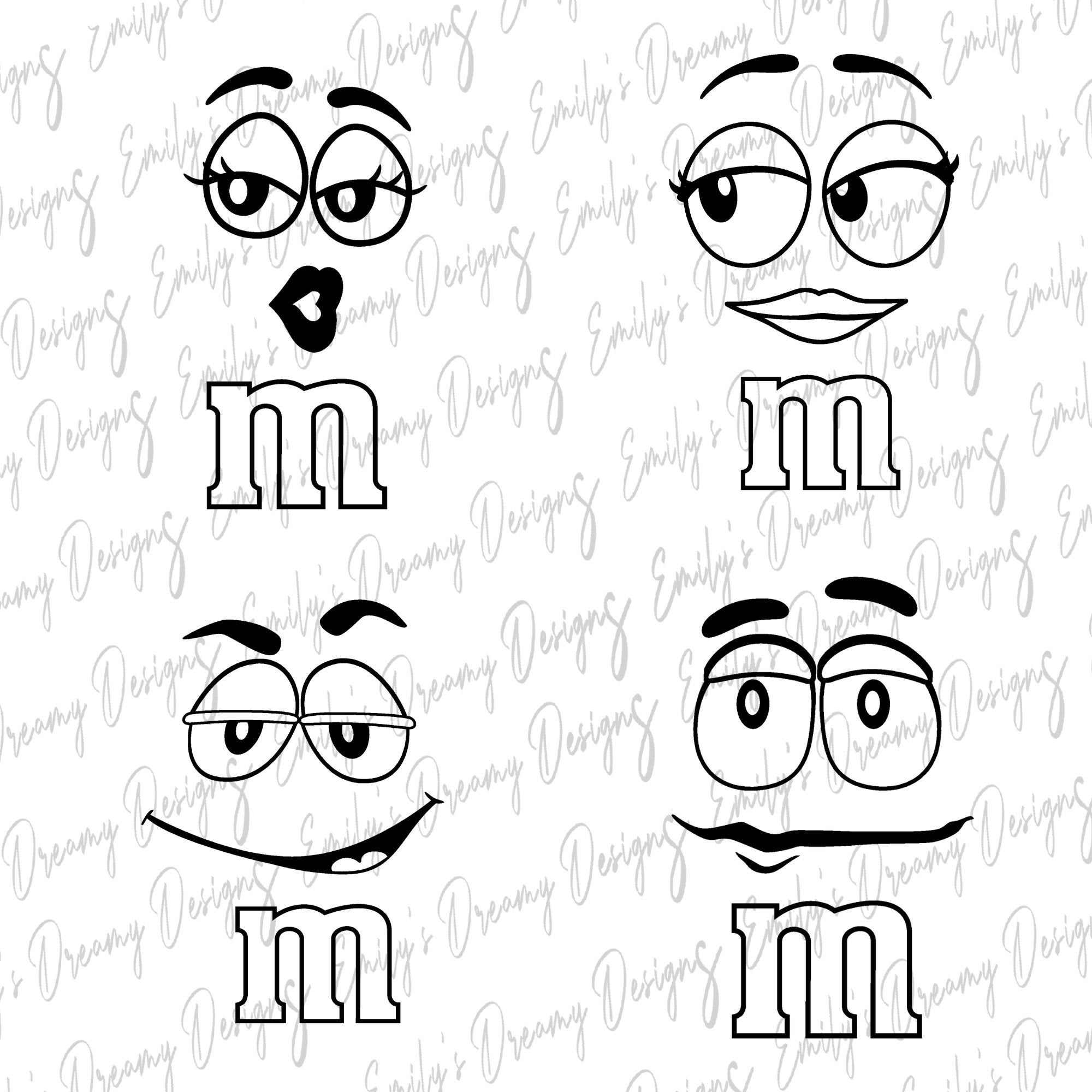 Faces Gestures Mimic SVG PNG Clipart Bundle Cricut Silhouette - Etsy Canada