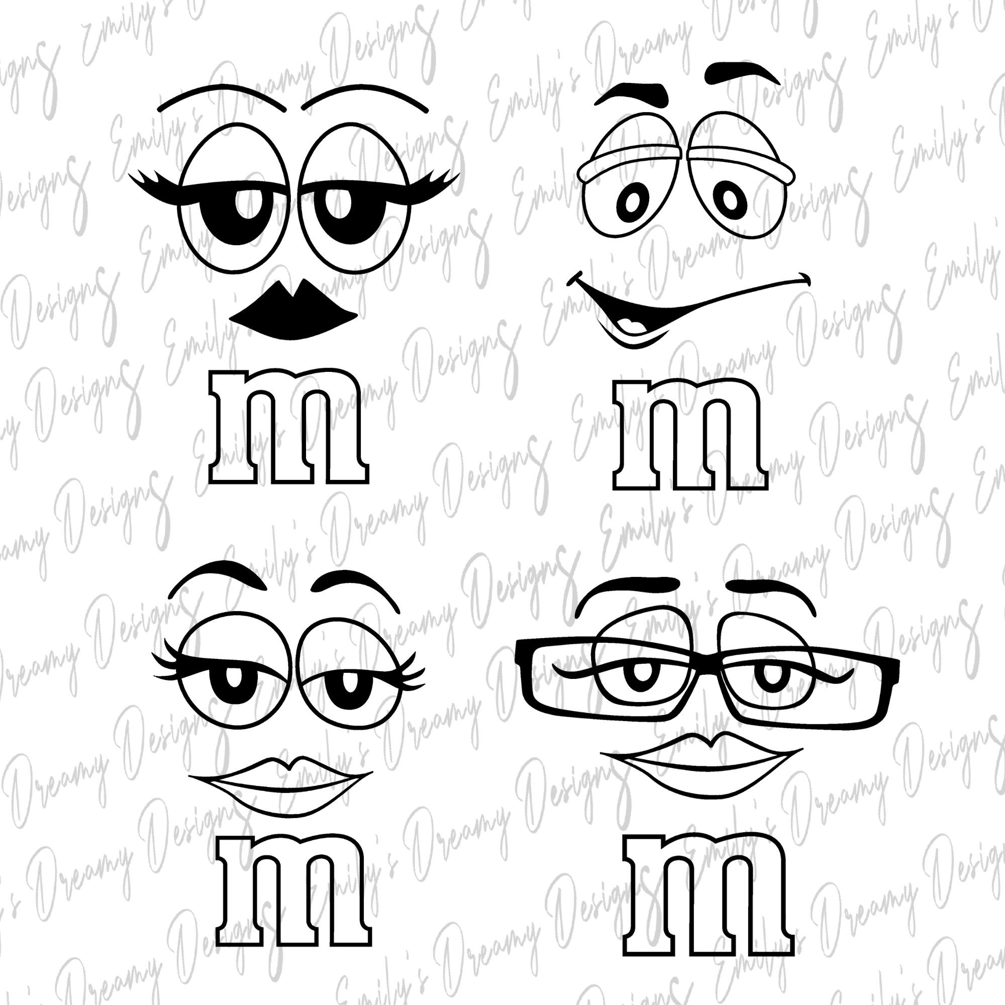 Faces Gestures Mimic SVG PNG Clipart Bundle Cricut Silhouette - Etsy Canada