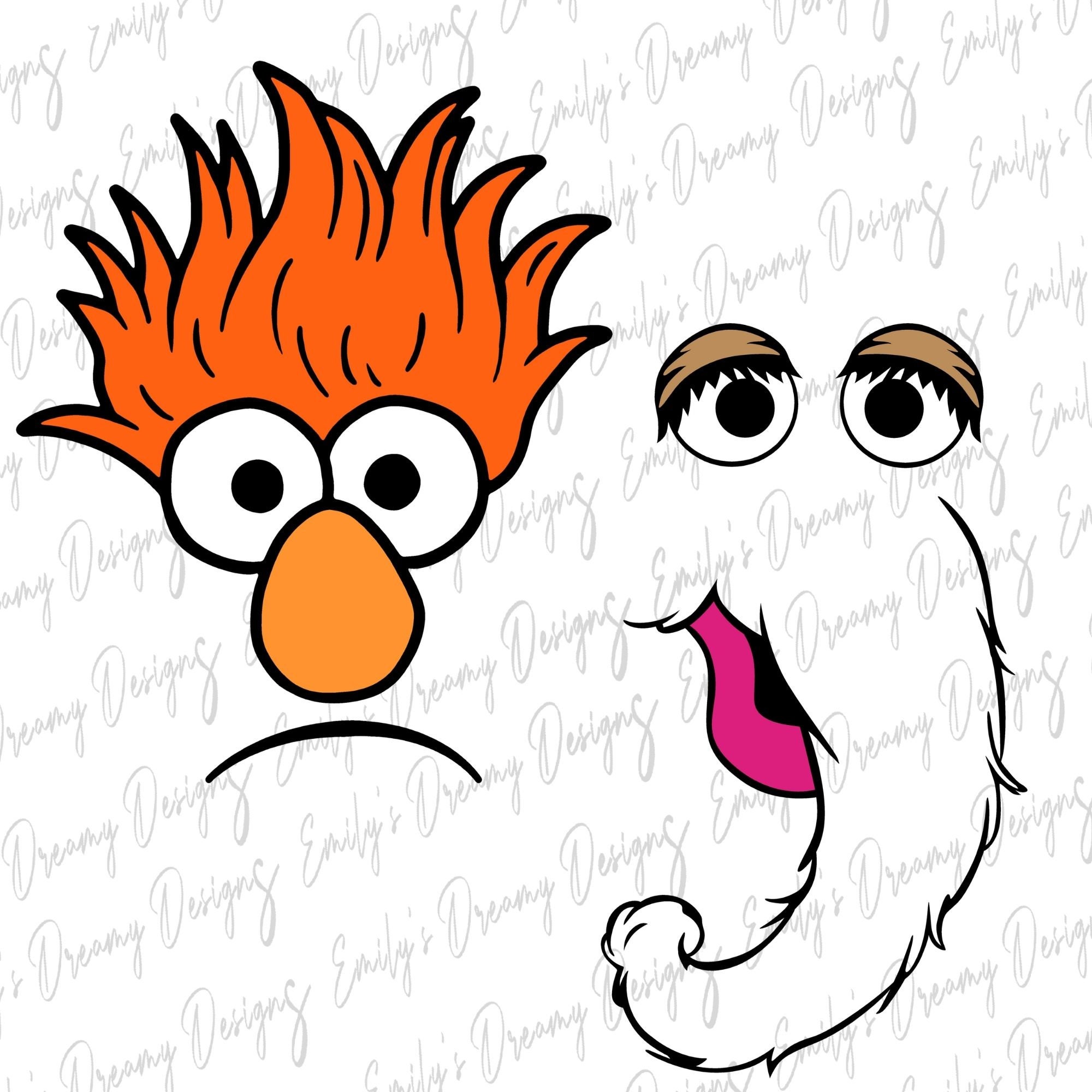 Muppet Faces SVG PNG Bundle Muppet Svg Png Muppet Friends Svg - Etsy ...