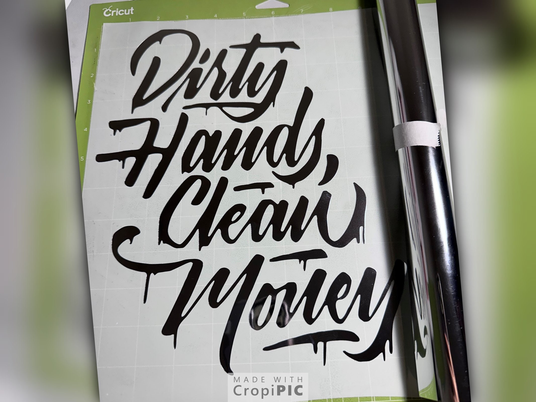 Dirty Hands Clean Money Decal - Etsy