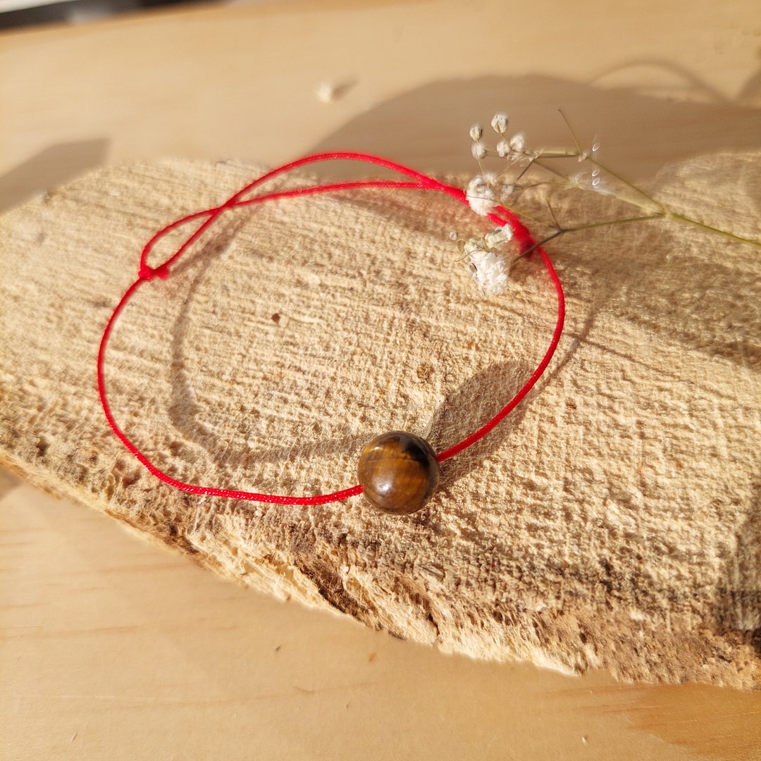 Red Thread Protective Amulet With a Natural Precious Stone-amulet ...