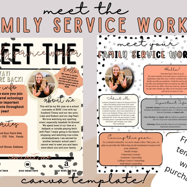 Meet the Staff Template - Etsy