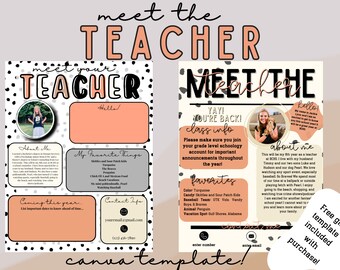 Meet the Counselor: Canva Template instant Download editable - Etsy