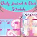 Barbie Class Schedule and Daily Journelbarbie Planner - Etsy