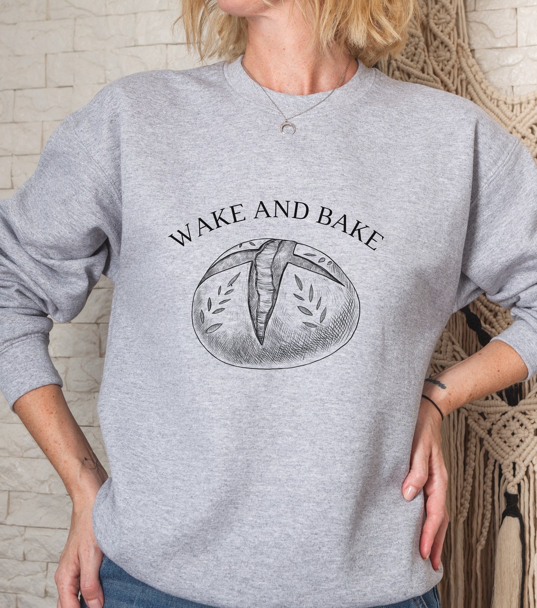 Wake and Bake, Bakers Shirt, Sourdough, Sourdough Starter, Funny Bread ...