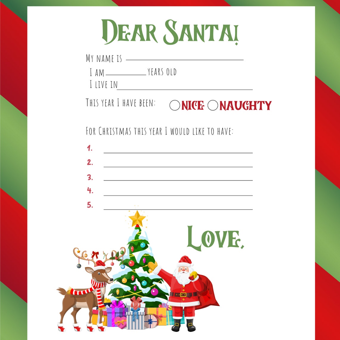 INSTANT DOWNLOAD - Christmas 2023 Planner (gift List, Bucket List ...