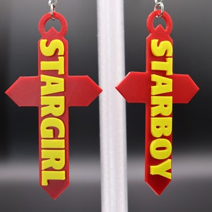 The Weeknd - Starboy Stargirl Keychain - Etsy