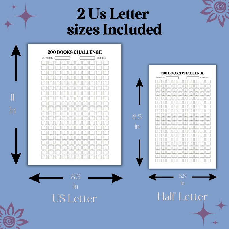 Printable Reading Challenges for Booklover Gift TBR Challenge What to ...