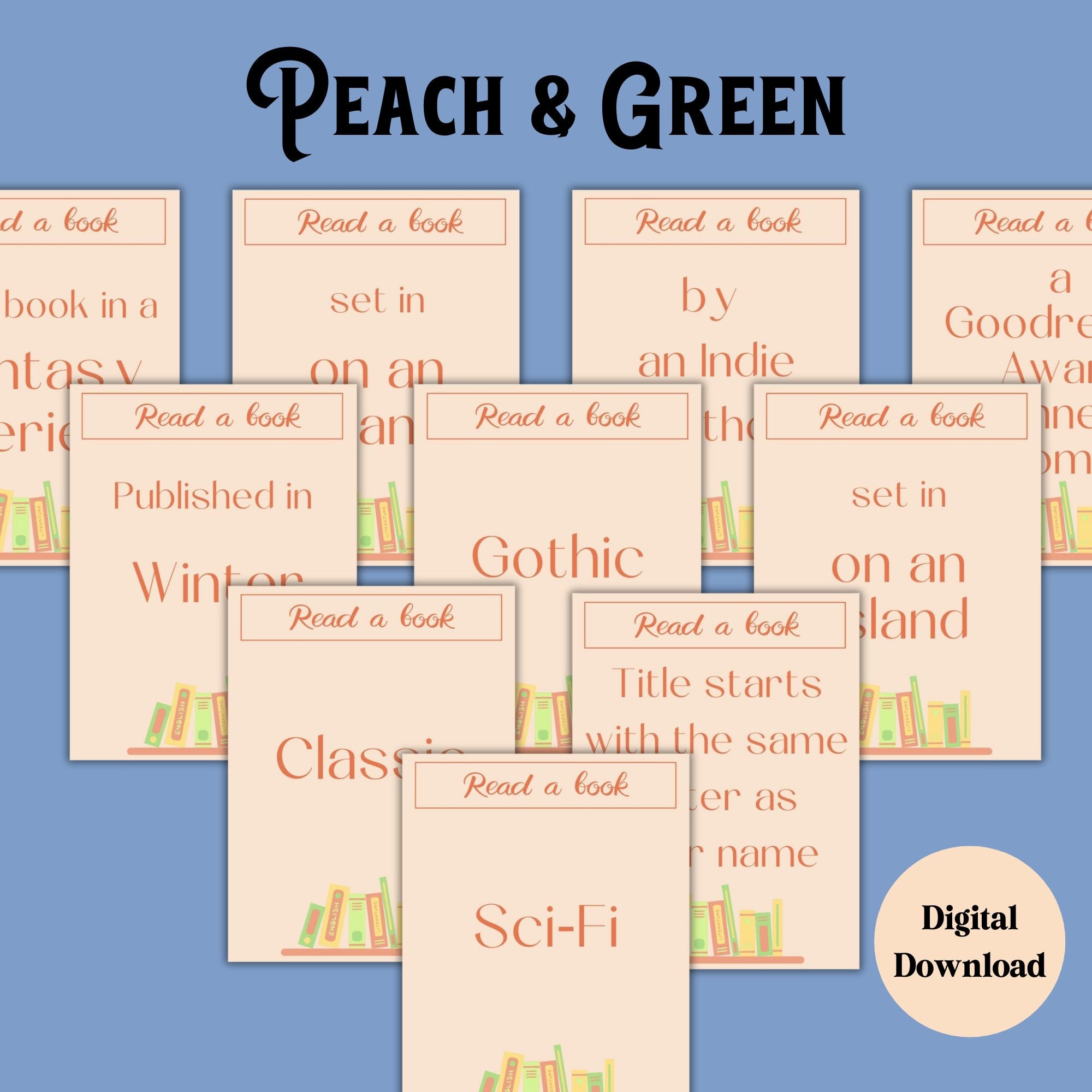 Printable Reading Prompts Cards Booklover Gift What to Read Next TBR ...