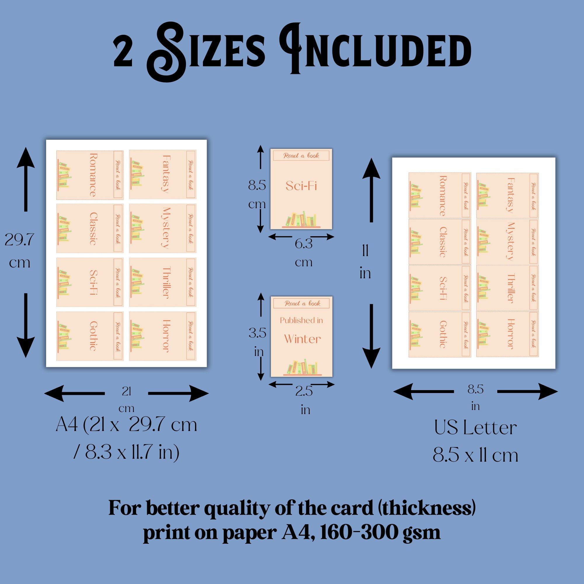 Printable Reading Prompts Cards Booklover Gift What to Read Next TBR ...