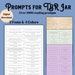 TBR Jar Printable Reading Prompts for Booklover Challenge What to Read ...
