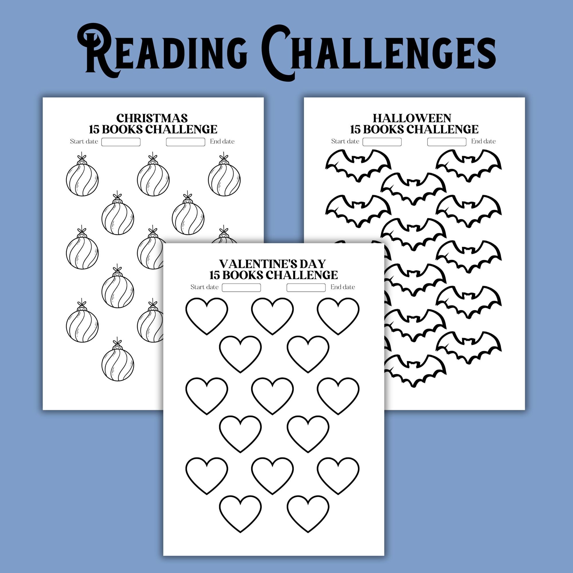 Printable Reading Challenges for Booklover Gift TBR Challenge What to ...