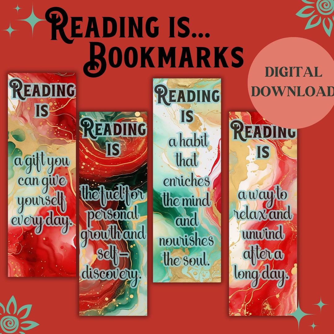 Printable Bookmarks: Explore, Escape, and Embrace With Every Page Turn ...